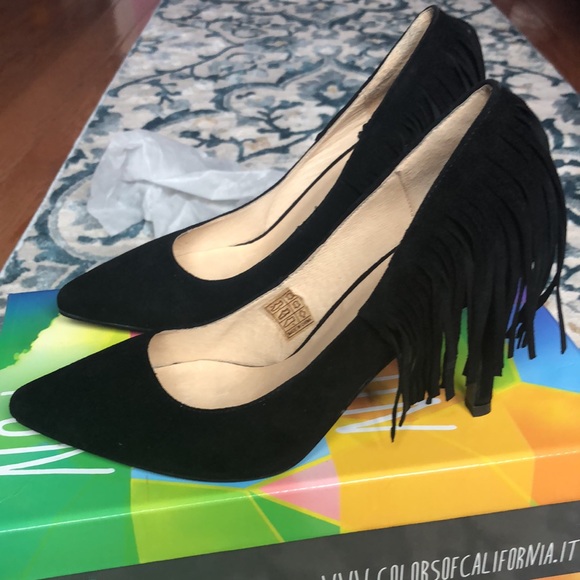 Colors of California | Shoes | Nwt Suede Leather Heels | Poshmark